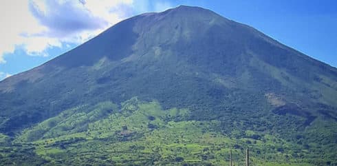 The Santa Ana Volcano in El Salvador or Ilamatepec Volcano